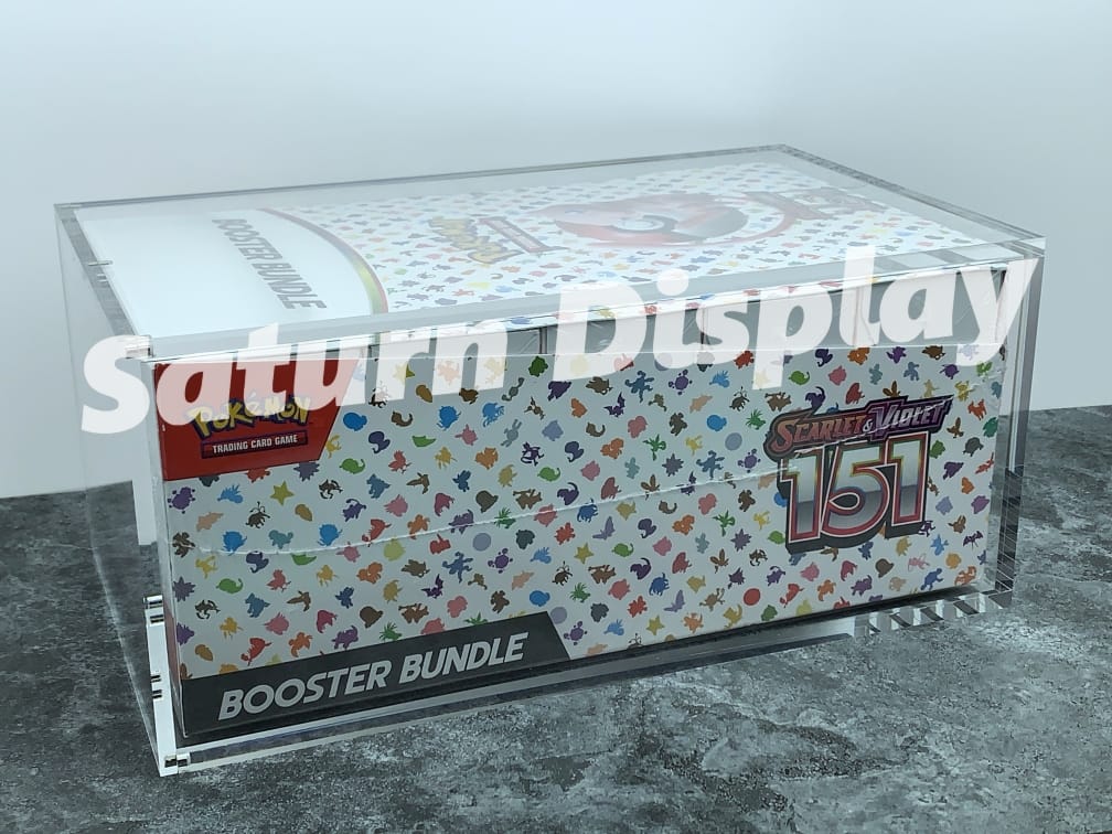 Pokemon Sealed (10x Booster Bundle) Display Case – Saturn Display